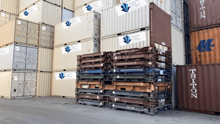 20ft Flat Rack Shipping Container – Heavy-Duty Oversized Cargo Solution ...