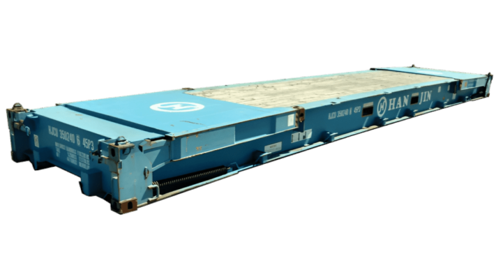 40ft Flat Rack Shipping Container – Heavy-Duty Oversized Cargo Solution ...