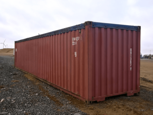40ft Open Top Soft Roof Shipping Container - Urban Shipping Containers