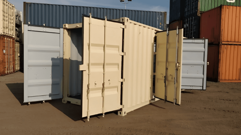 20ft Quad Door Shipping Container - Urban Shipping Containers