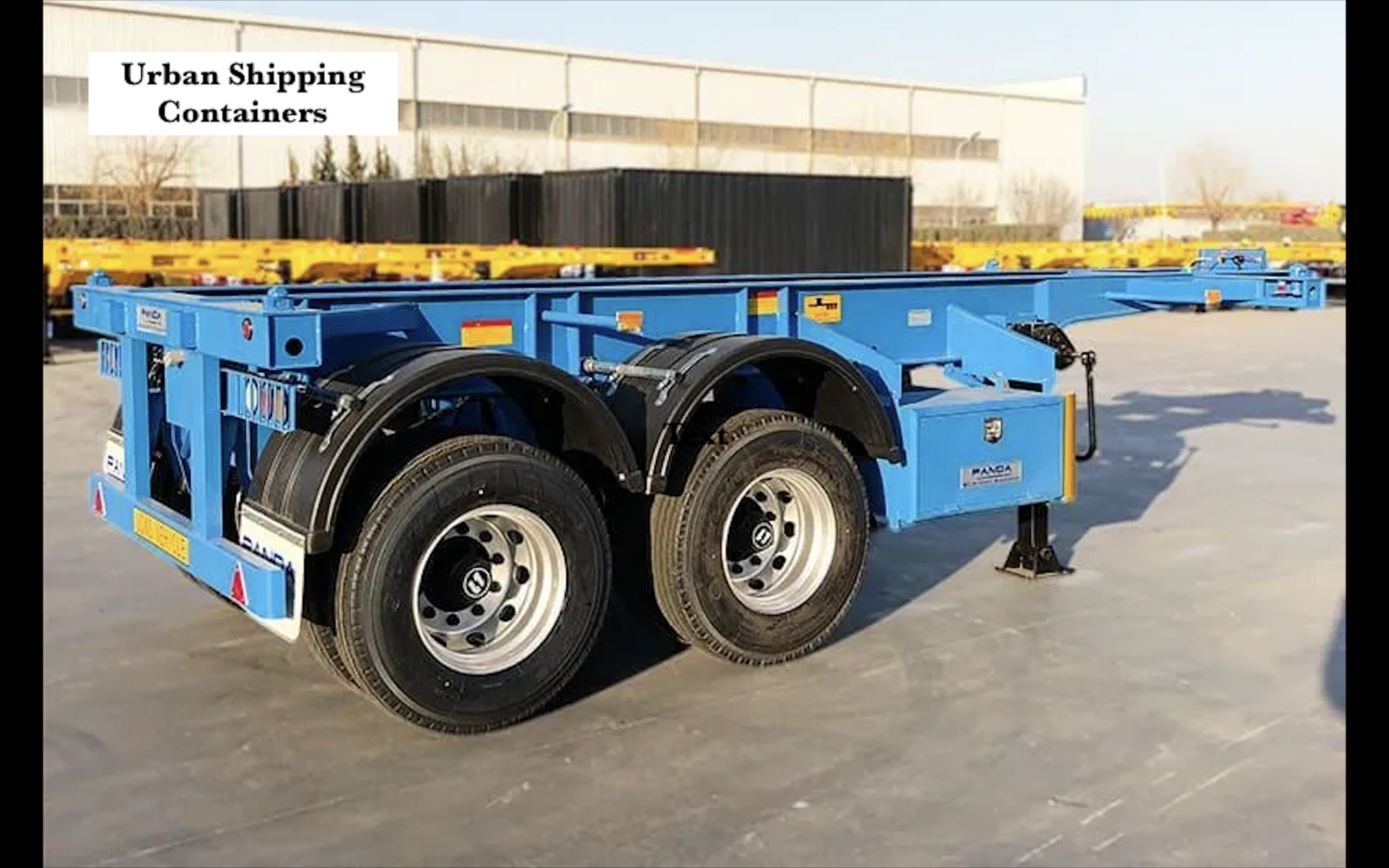 20ft Container Chassis Trailer for Sale – Heavy-Duty Hauler - Urban ...